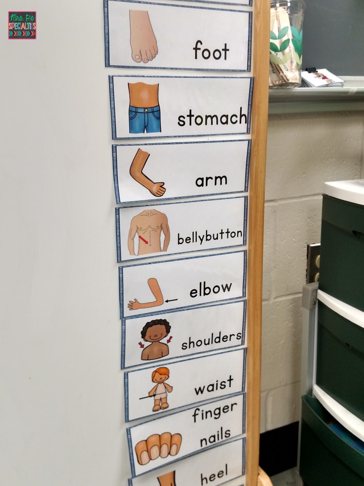 Hands On Activities to Teach About Body Parts · Mrs. P's Specialties