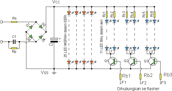 Lampu Reklame dengan Animasi LED Berjalan