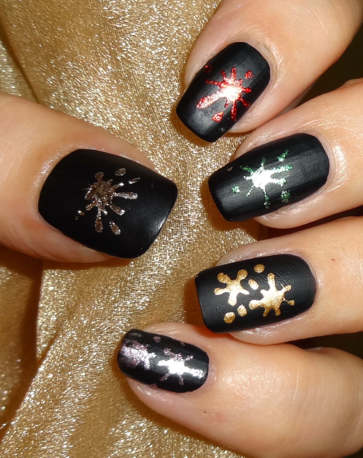 Wendy's Delights: smART Nails Stencils P045 - Splats
