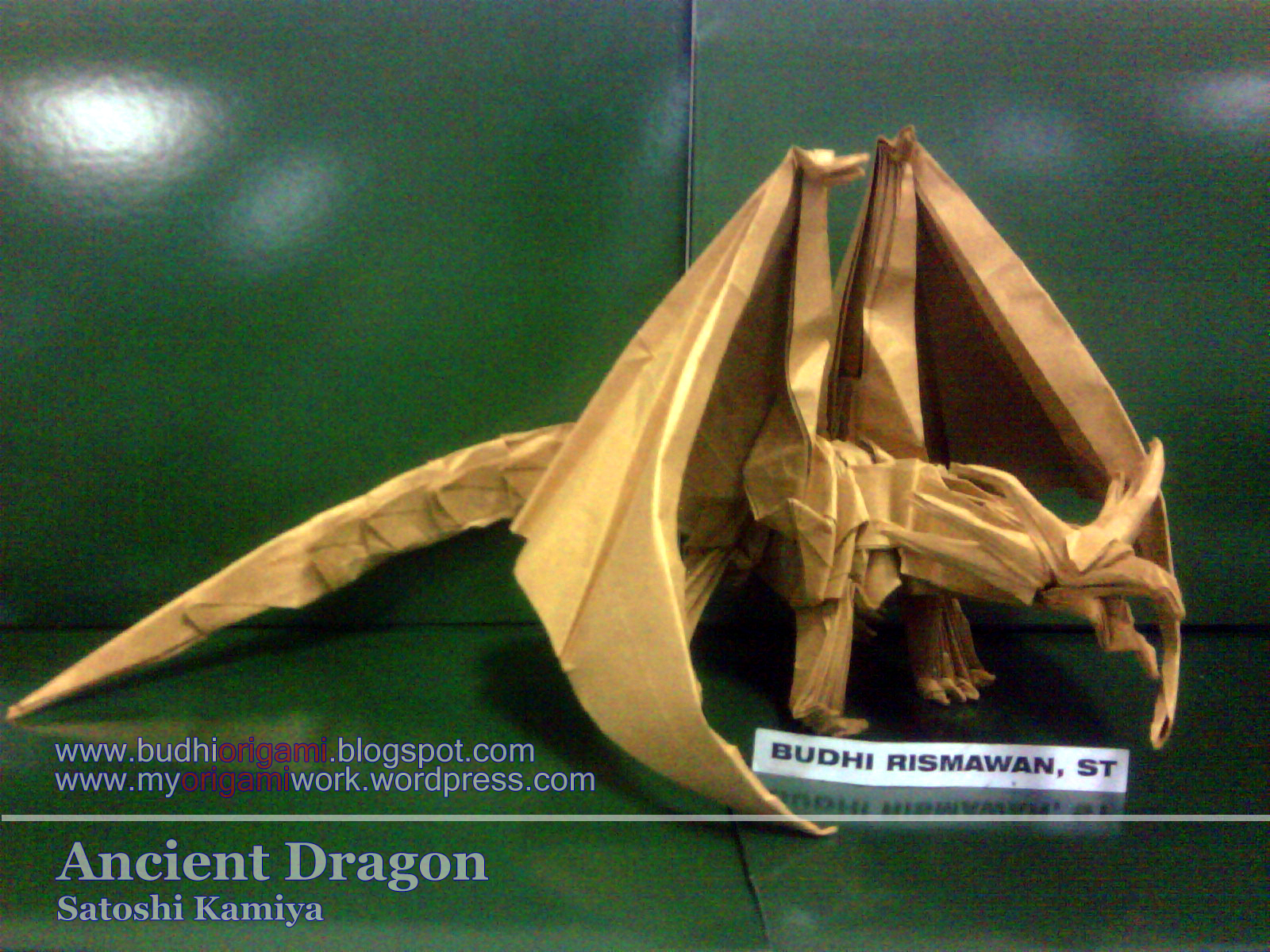 myorigamiwork: Ancient Dragon - Satoshi Kamiya