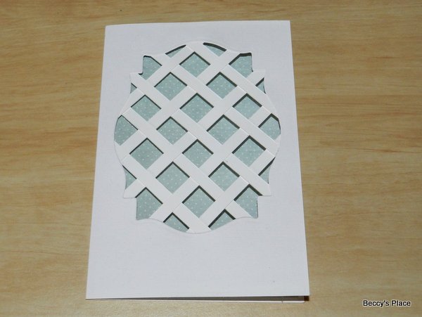 Beccy's Place: Tutorial - Lattice Card