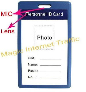 Spy ID Card Camera