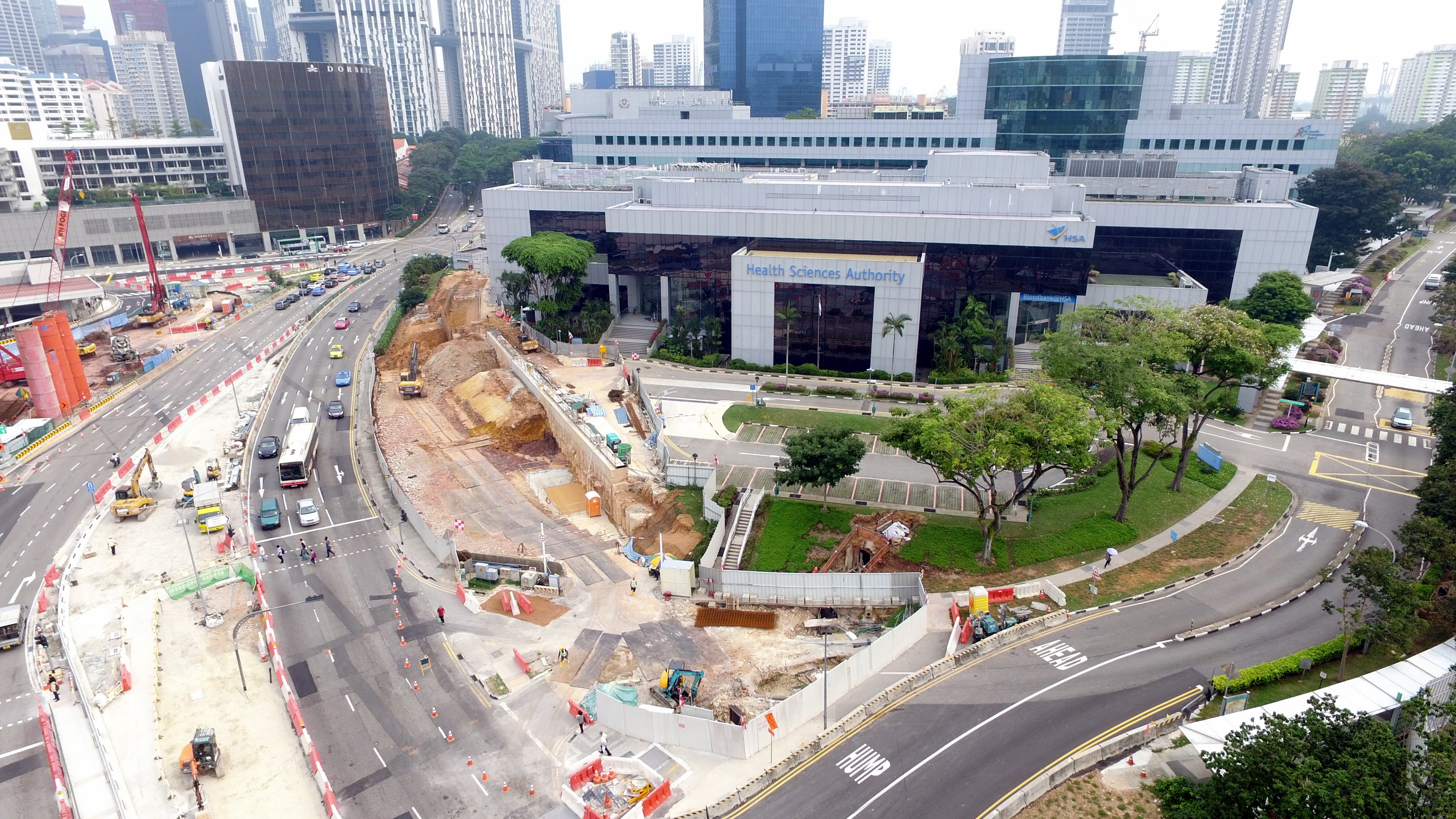 Thomson Line Construction: Outram Park Diverts