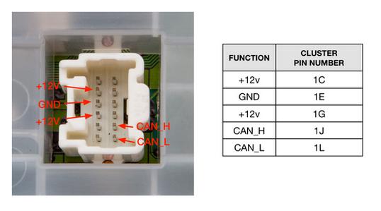 Mazda RX8 instrument cluster - reverse engineering