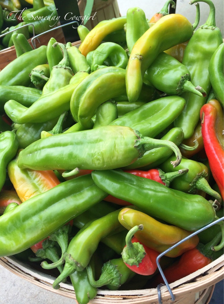 The Someday Cowgirl: Roasting the Chiles