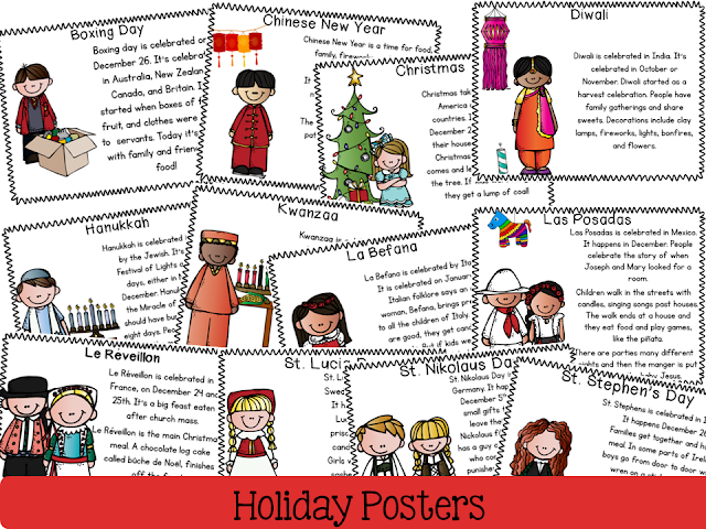 Holidays Around The World en Dos Lenguas! - Journey of a Substitute Teacher