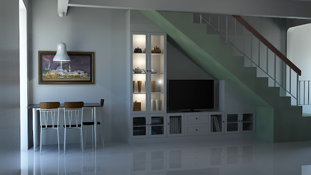 Islamic Interior / Exterior Design: Ubahsuai ruang tamu dan dapur ...