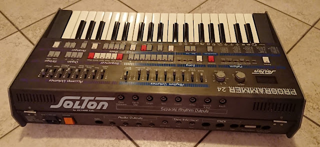 MATRIXSYNTH: SOLTON PROGRAMMER 24 Vintage Italian Drum Arranger Synth