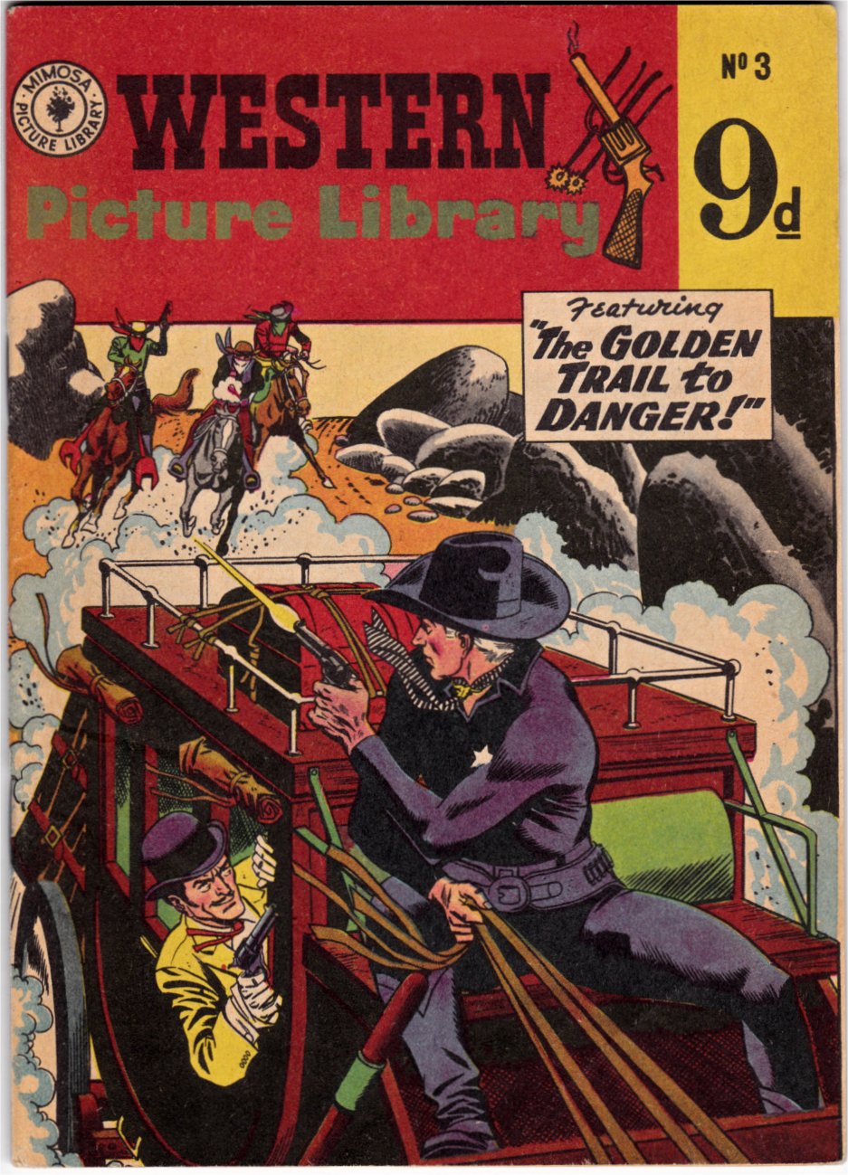 South African Comic Books: Mimosa Western Picture Library Digest Series