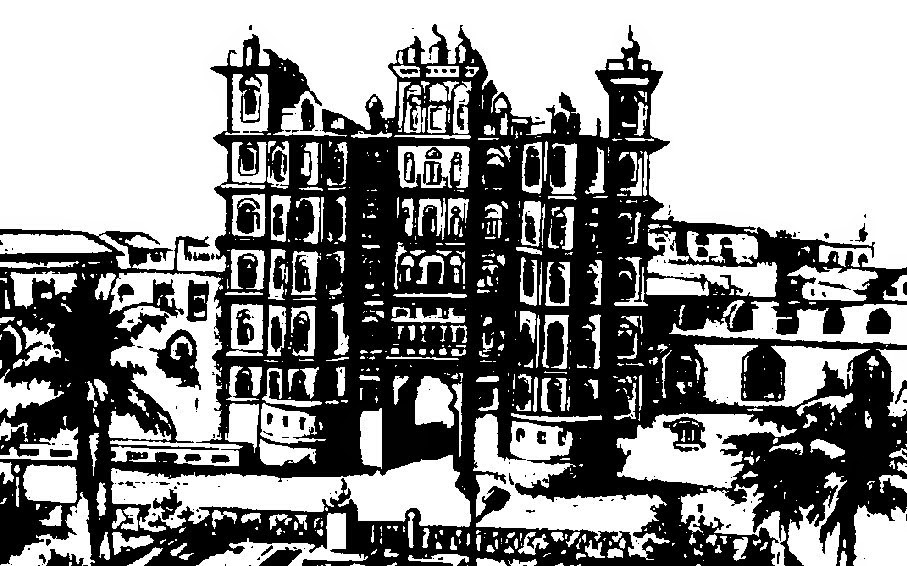 CLIP ARTS AND IMAGES OF INDIA: Monuments of India Line Drawings