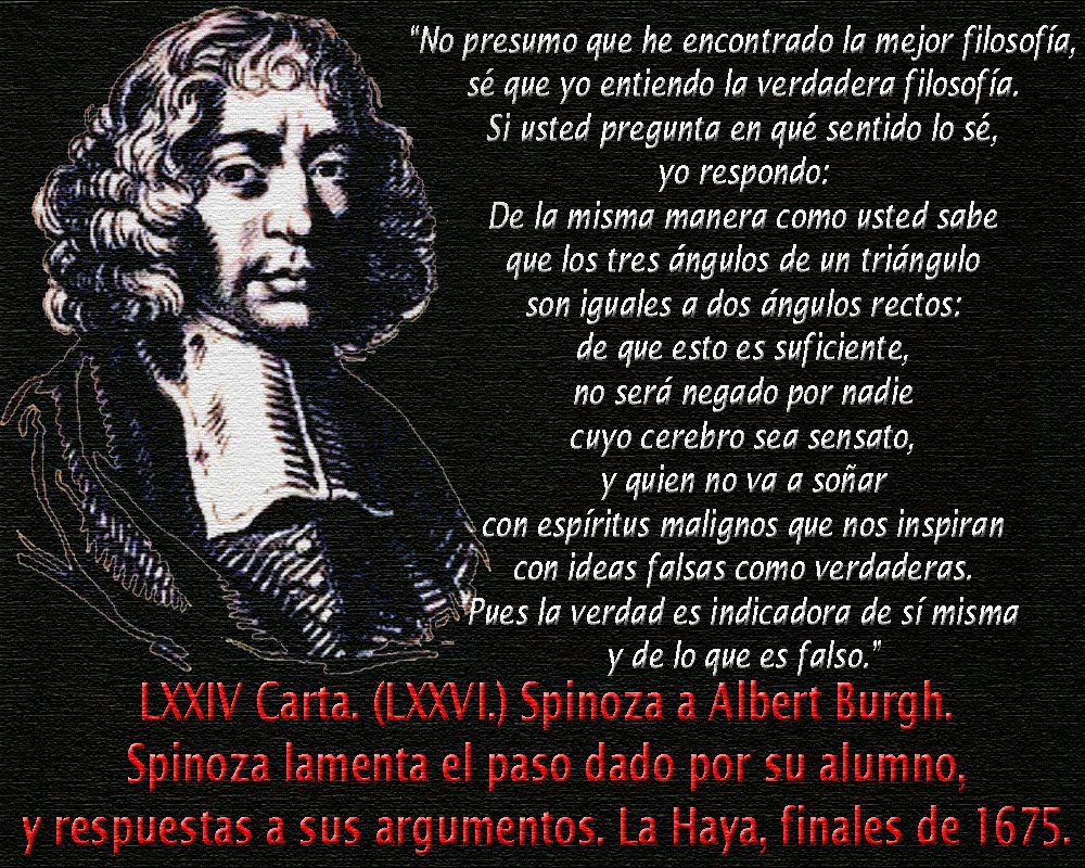 Filosofía en Costa Rica: Spinoza:The Apostle of Reason(Espinosa O ...