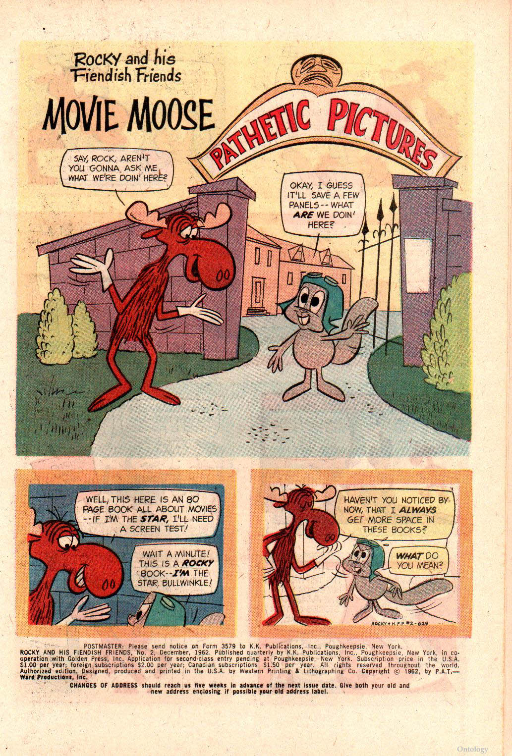 Four-Color Shadows: Rocky and His Fiendish Friends-Al Kilgore-1962