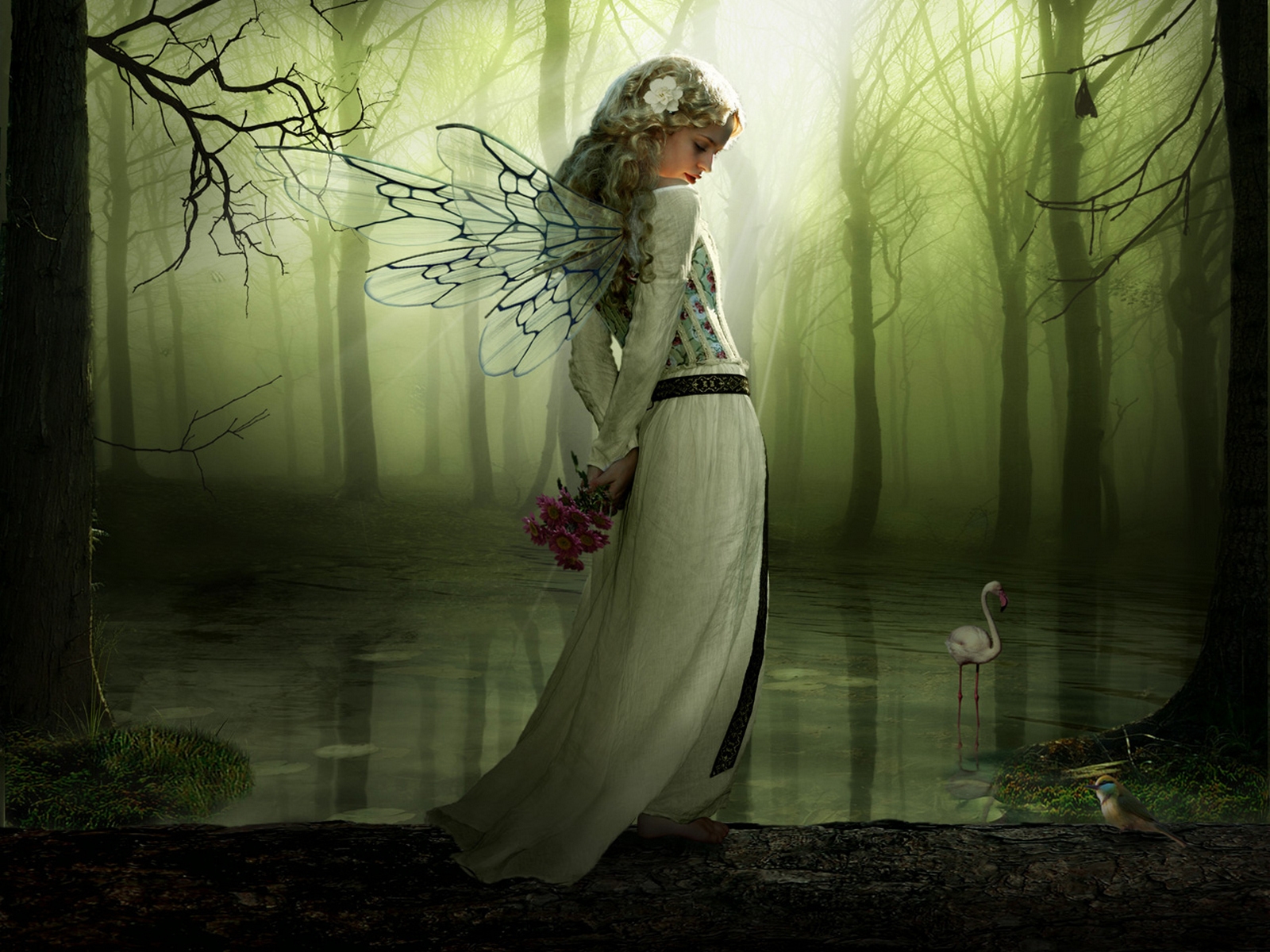 Beautiful Fairy Angel Wallpaper - Beautiful Desktop HD Wallpapers Download