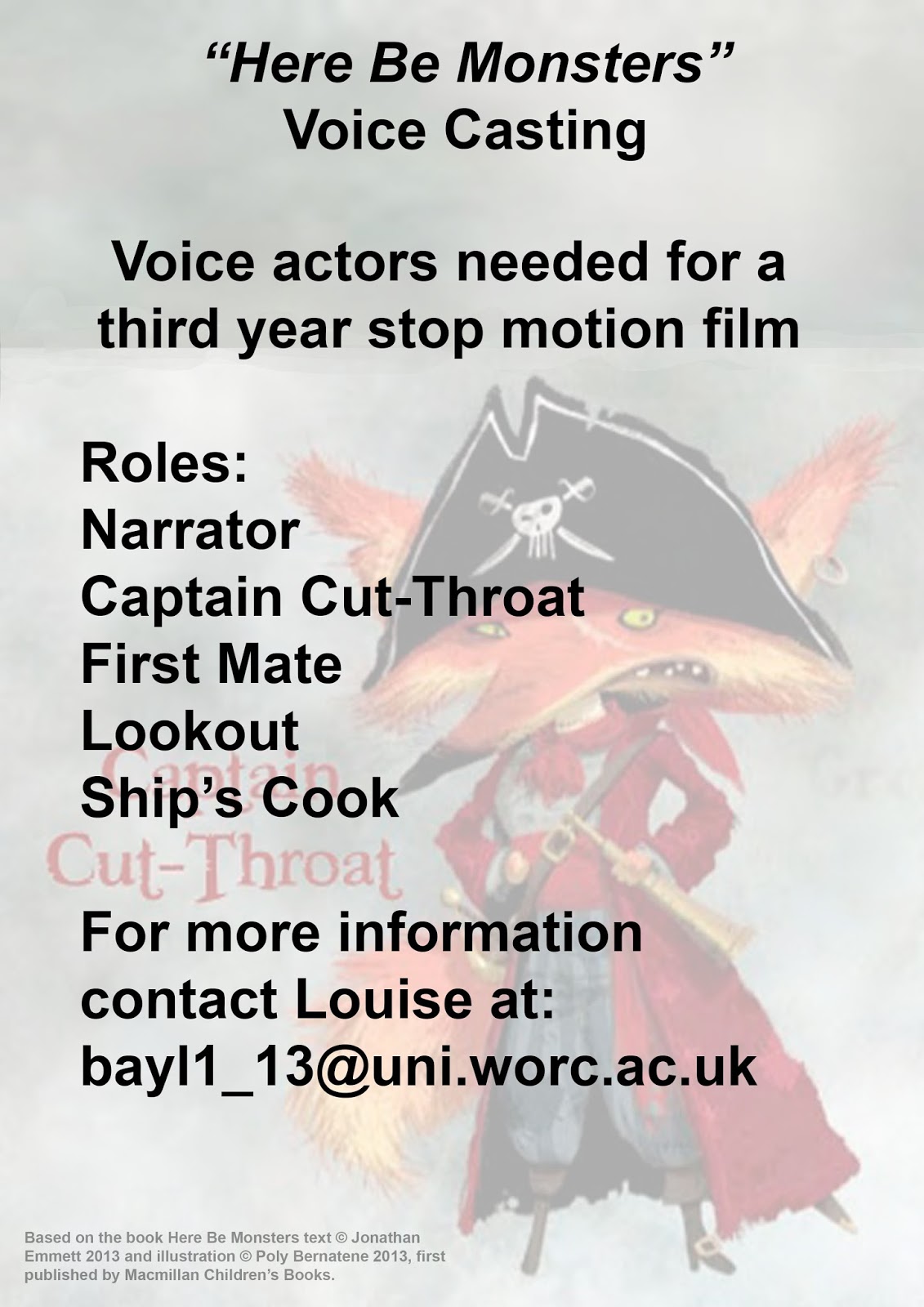 Pre-Production: Voice Actors Needed Poster