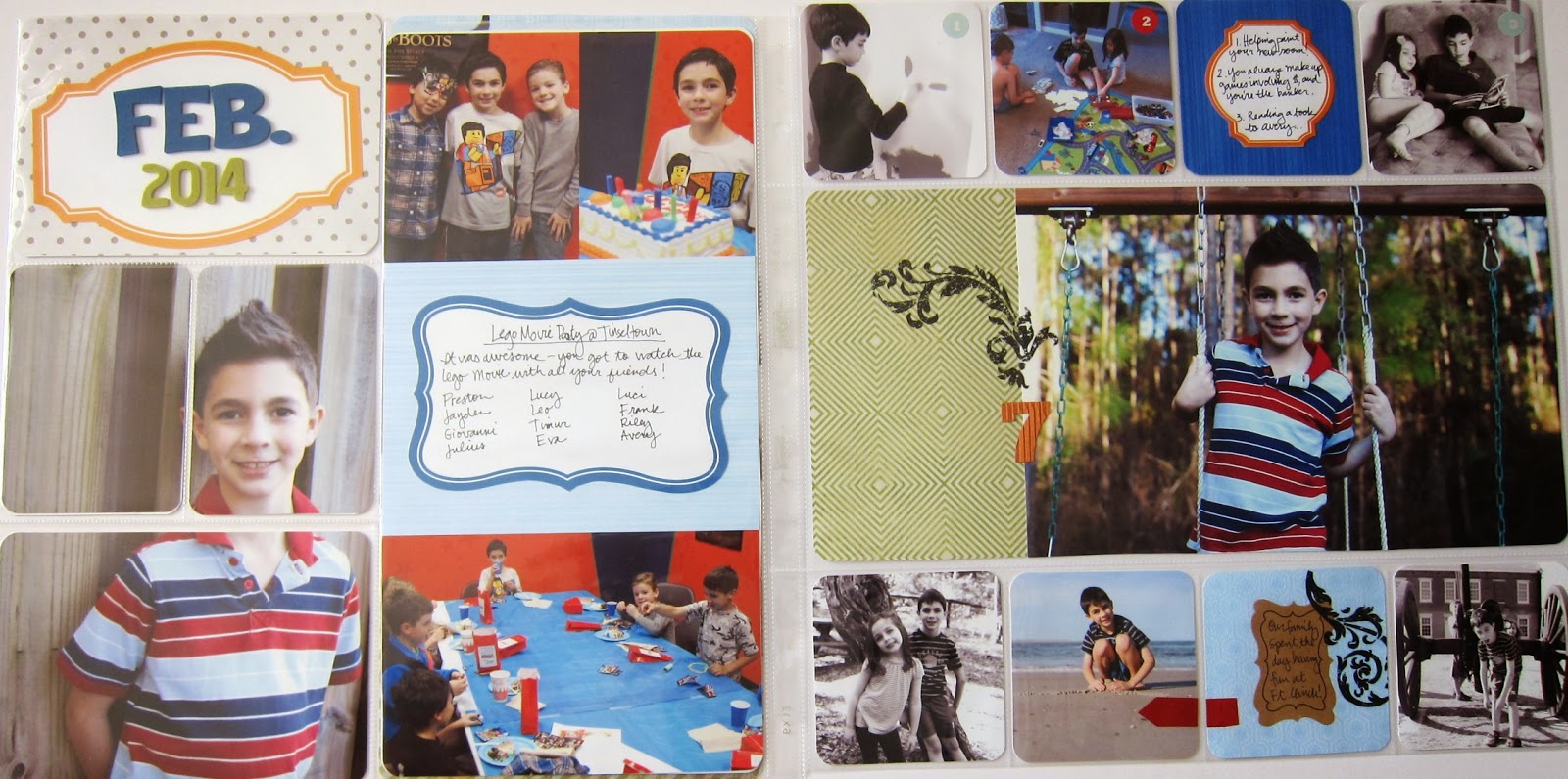 Corey Moortgat- Collage Artist: Latest Scrapbook Layouts