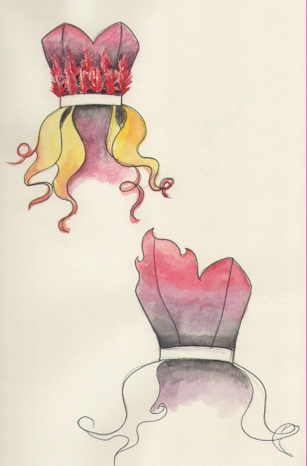 Rebecca's Realm: Creating a Phoenix Fire Dress