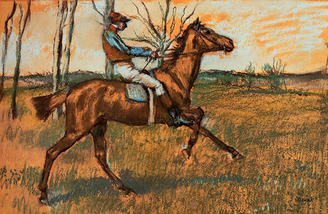 Edgar Degas | Horse racing /Corse di cavalli | Tutt'Art@ | Pittura ...