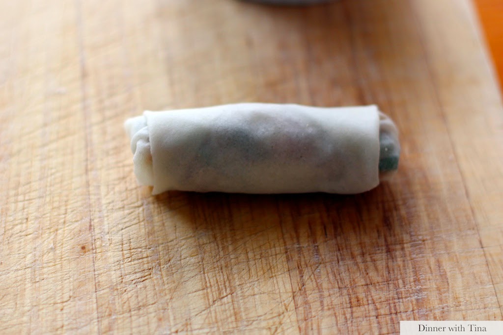 Spring rolls and my Vietnamese dipping sauce ~ Dinner with Tina