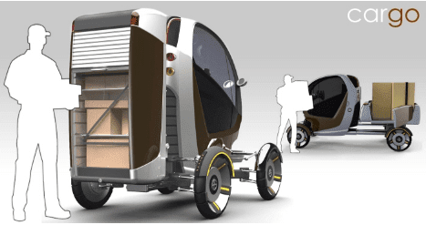 CarGo : Konsep unik mobil single seater untuk pengiriman dalam kota - OMBRO