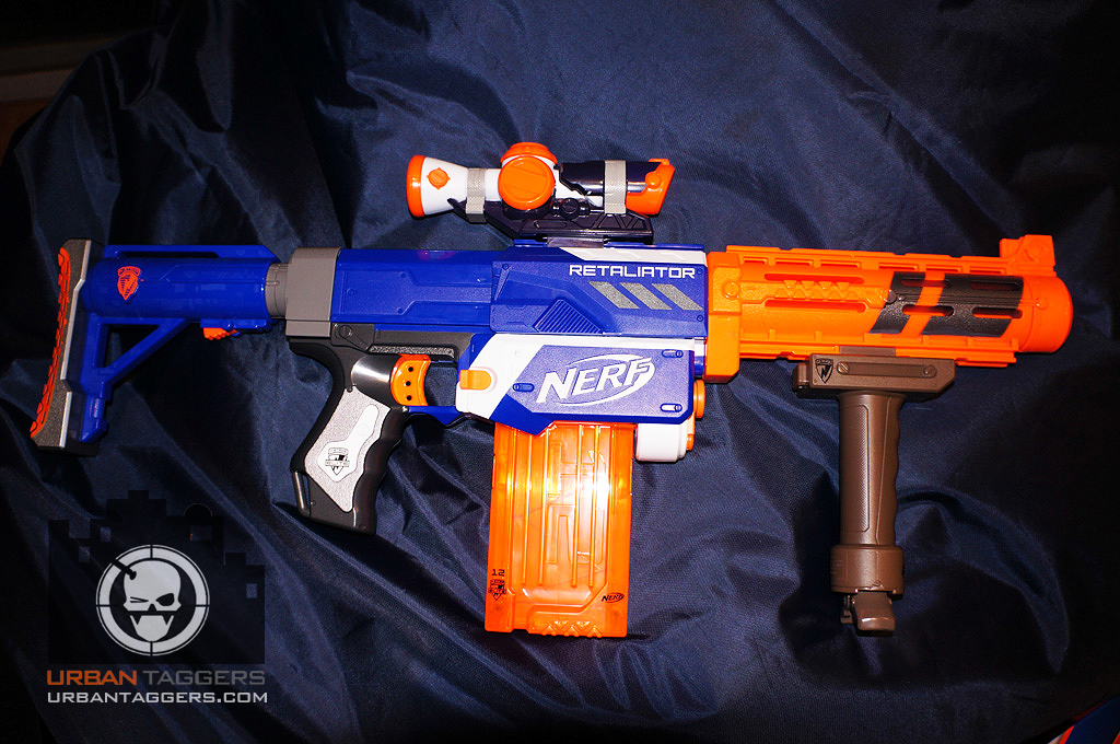 Urban Taggers.: Nerf N-Strike Elite Retaliator: Retaliate this!