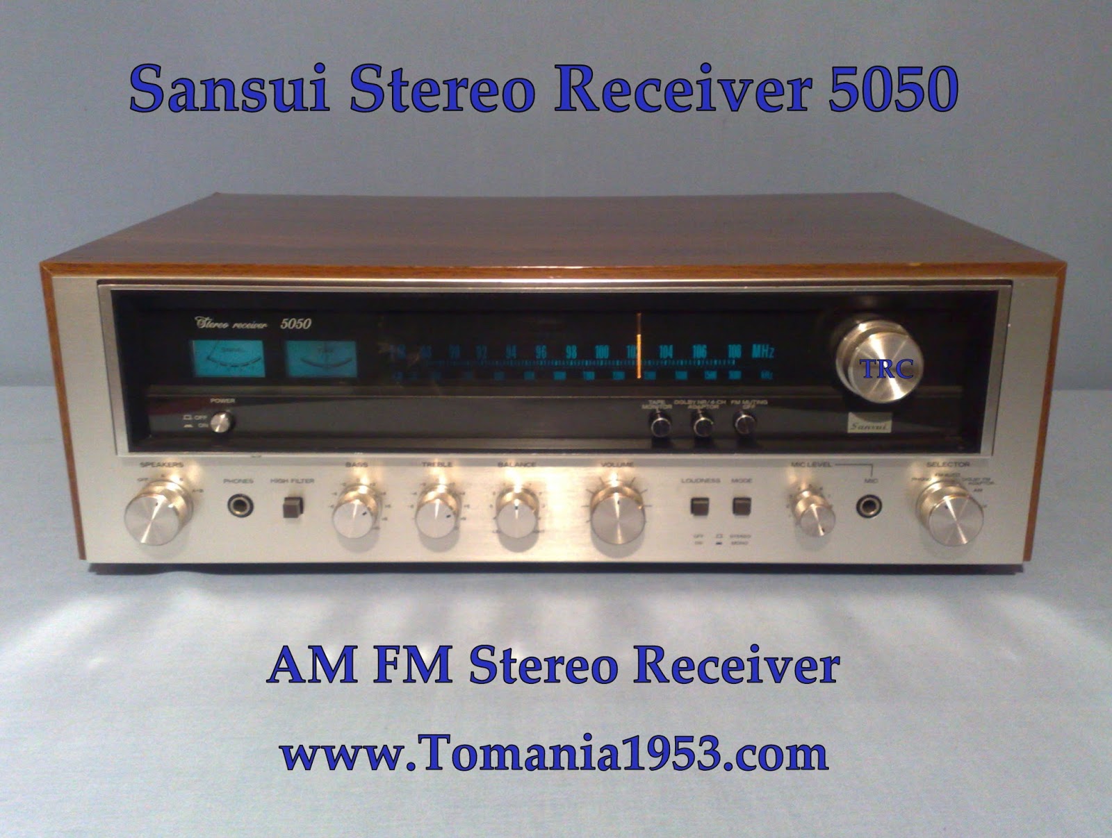 TOM's TECH TOYS: SANSUI 5050 RECEIVER