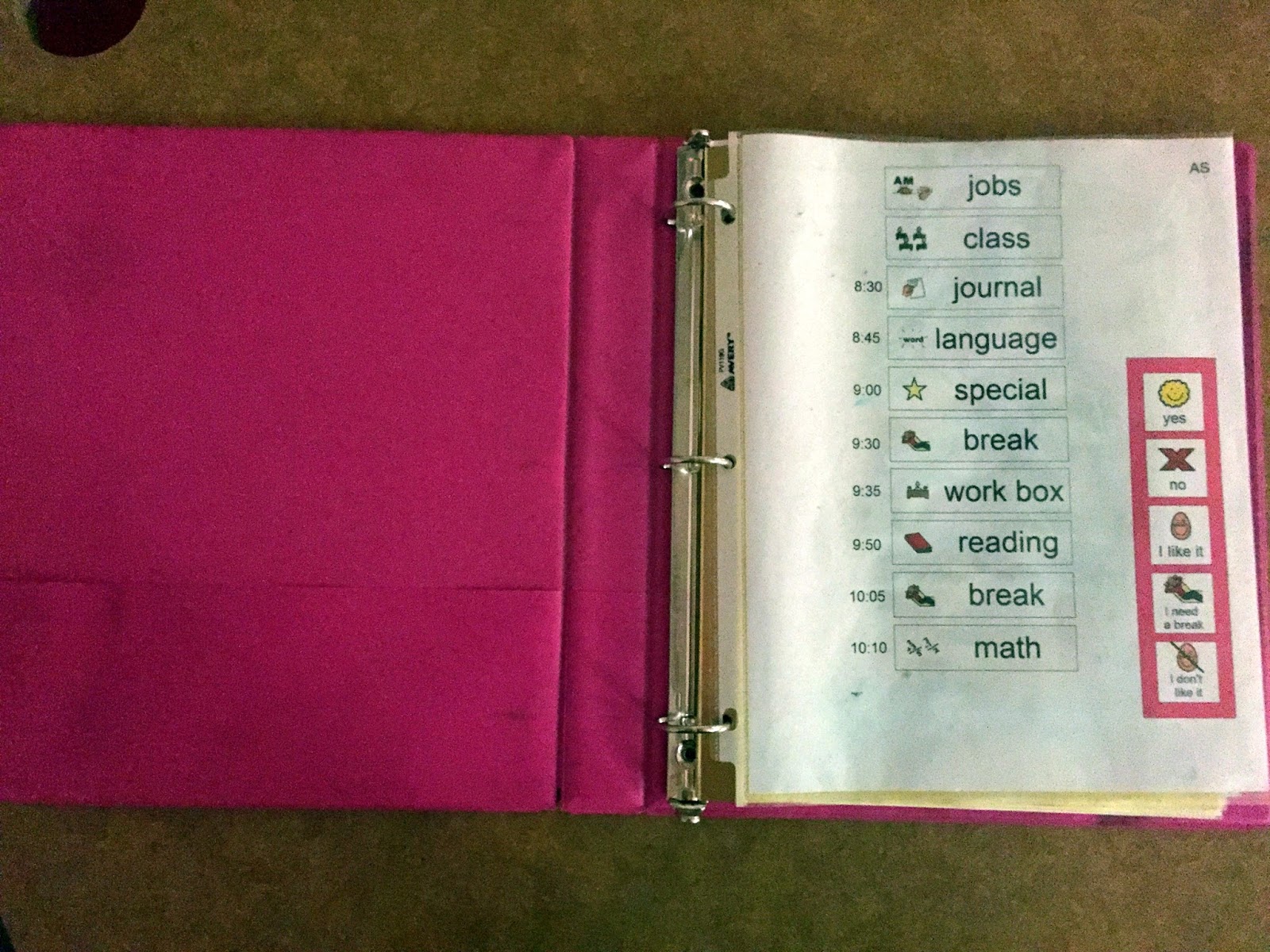 Morning Binders in the Special Education Classroom - Breezy Special Ed