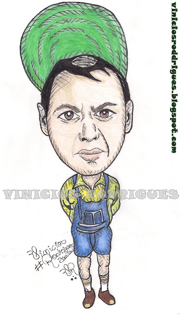 Vinicios Artes: Caricatura: Godinez do Chaves