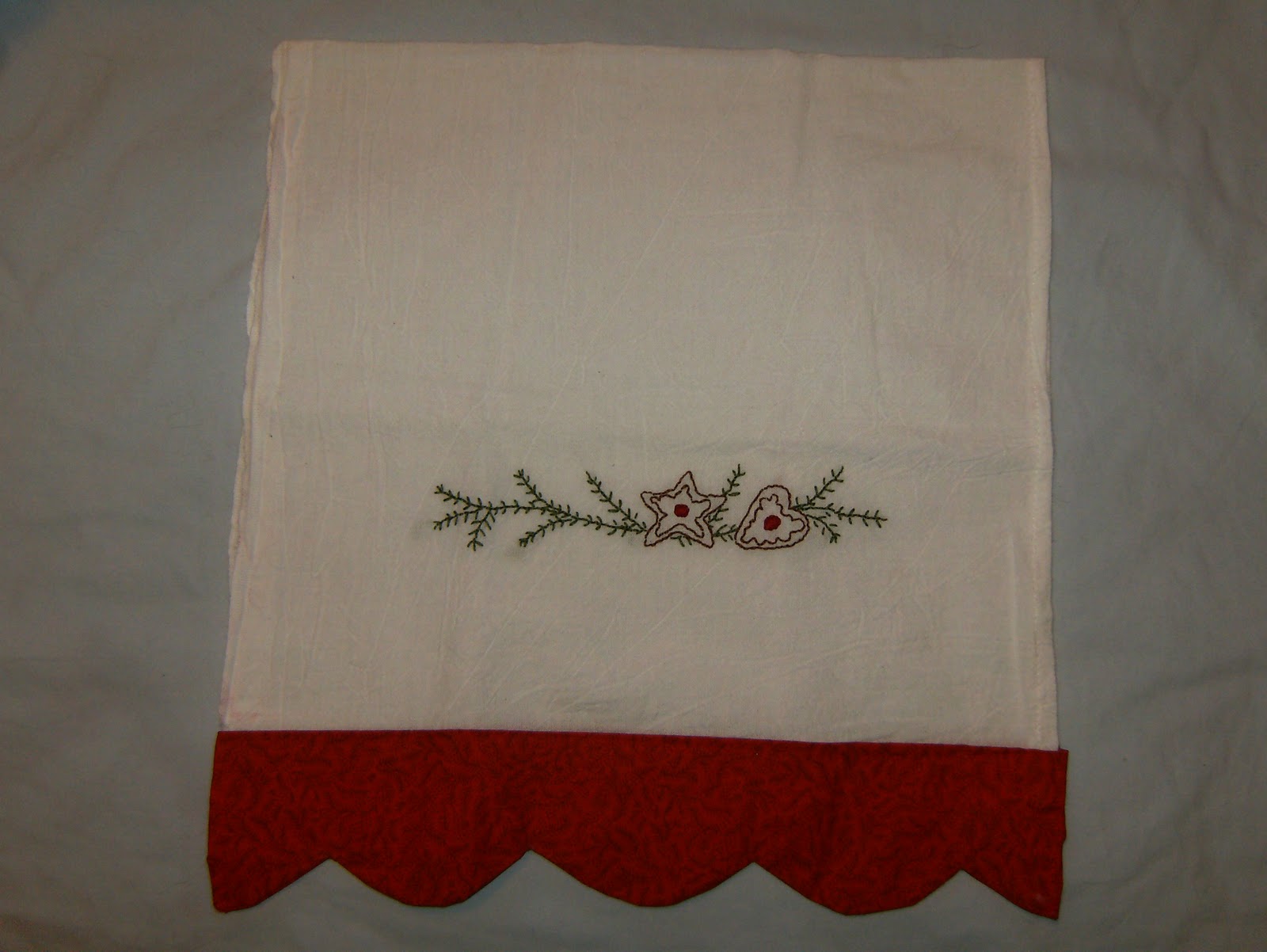 Mrs.T's Christmas Kitchen: A Christmas tea towel