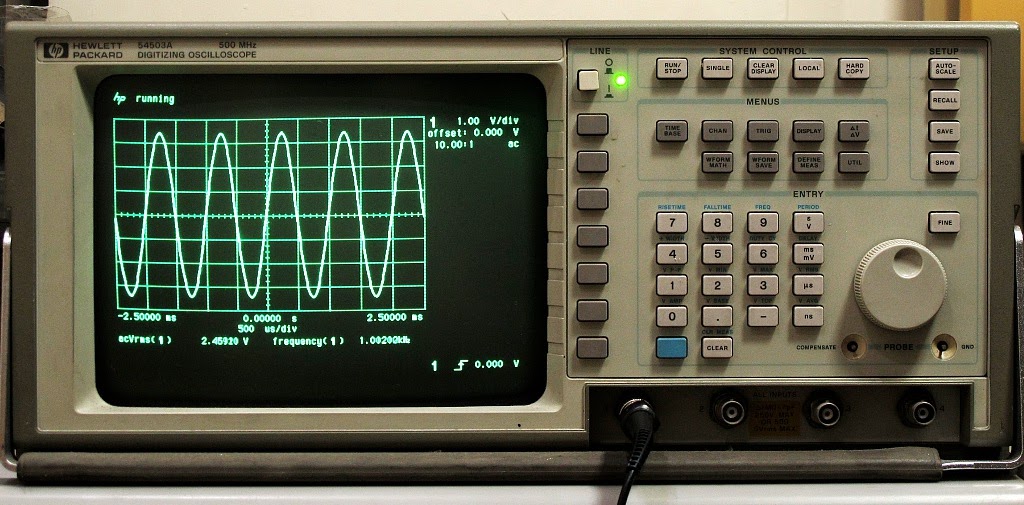 HP 54503A 500MHz Digitizing Oscilloscope | Misadventures of an ...