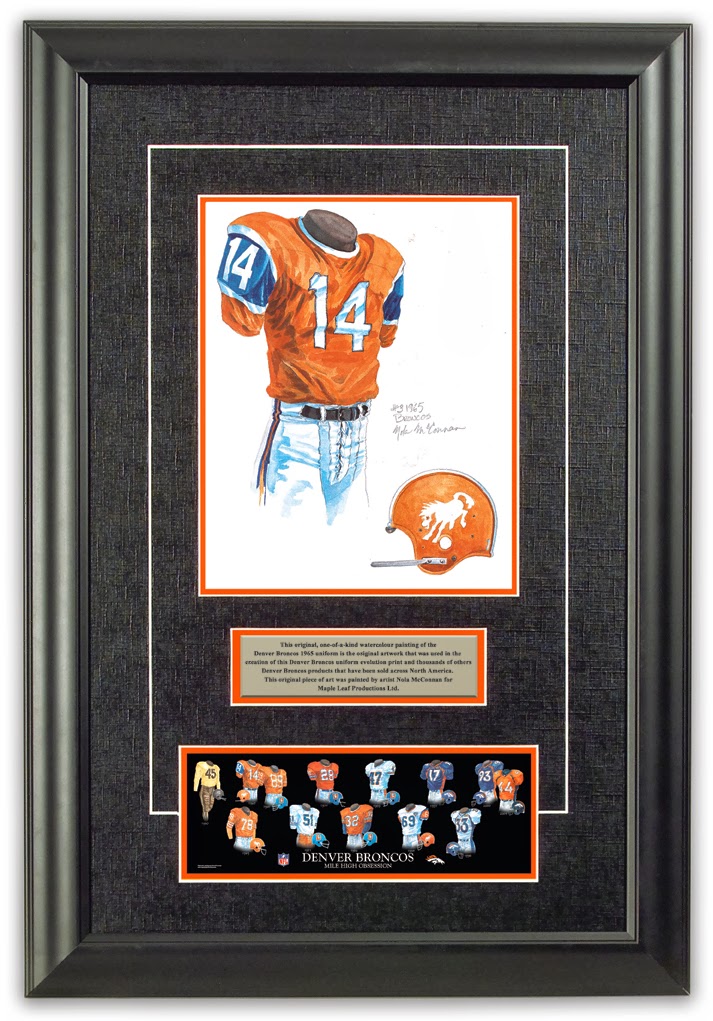 The Denver Broncos and their colorful uniform history – a video ...