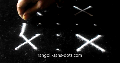Black and white rangoli designs kolangal