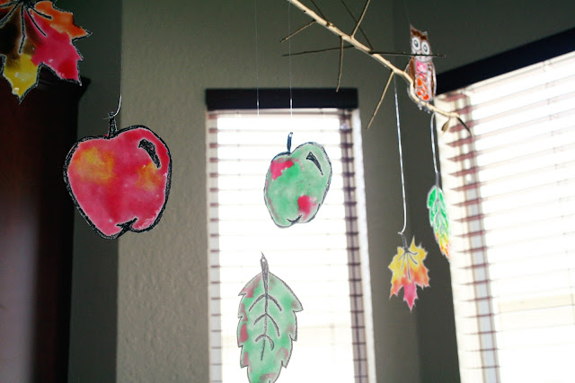 Buggie and Jellybean: DIY Fall Hanging Art