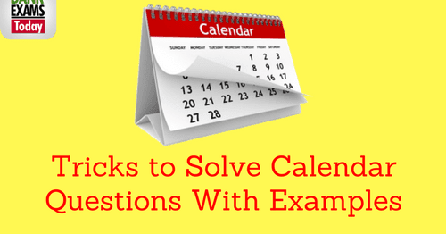 Tricks to Solve Calendar Questions With Examples - BankExamsToday