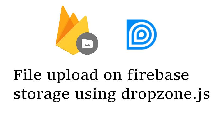 Upload Files to Firebase Storage with dropzone.js