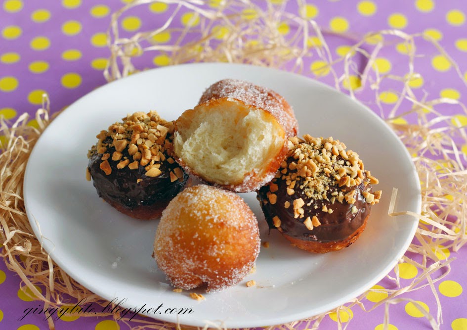 Copycat Dunkin Donut Choc Pudding Donut 浓情巧克力甜甜圈 | The Yummy Journey