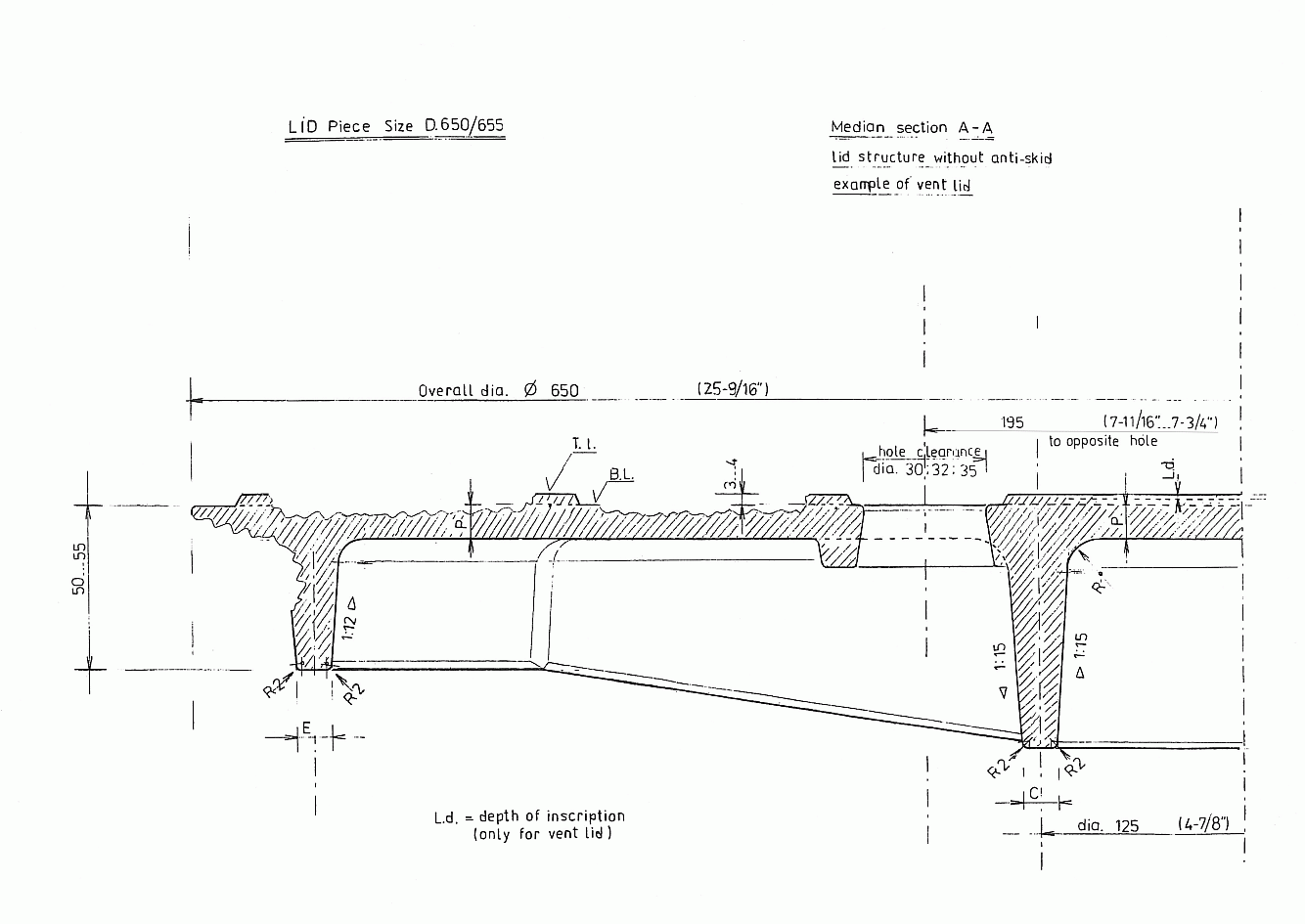 Municipal Castings: DN650 - Ductile iron manhole cover - Loading class ...