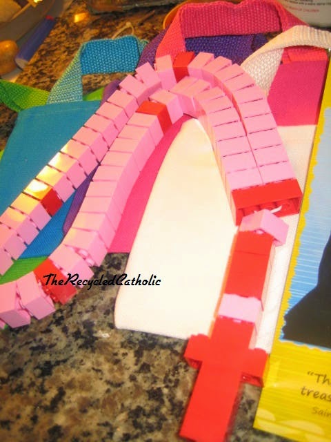 The Recycled Catholic: Lego Rosary The Perfect First Communion Gift