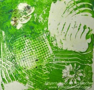 Katie Morris Art: Positive and Negative Leaf Prints