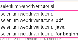 How To Handle Ajax Auto Suggest Drop List In Selenium Webdriver