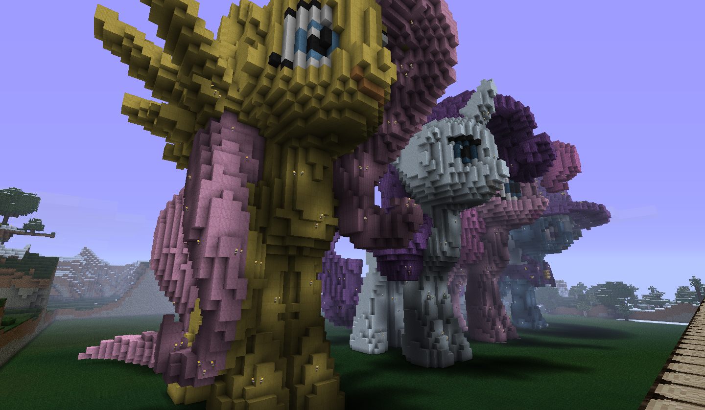 My Little Pony Minecraft 3d