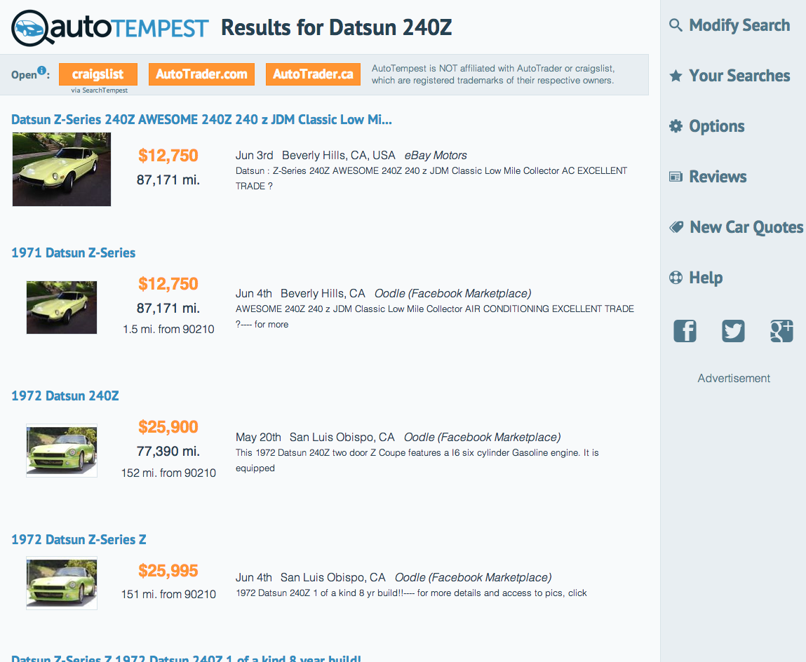 How To Buy A Used Car: Step 2 The Hunt, Searching For Your Next Ride ...