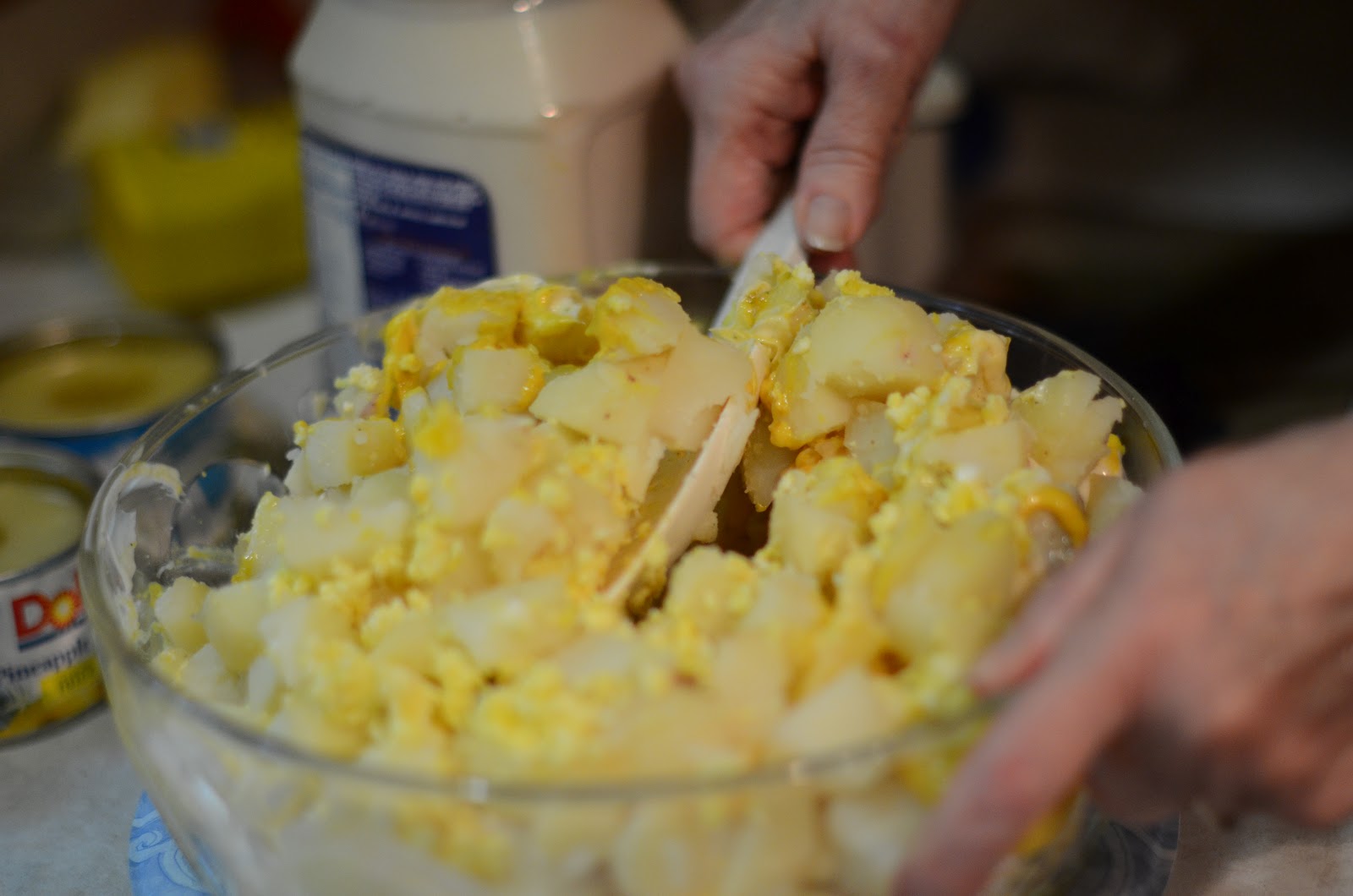 In the Kitchen with Gram...Potato Salad and Ham!
