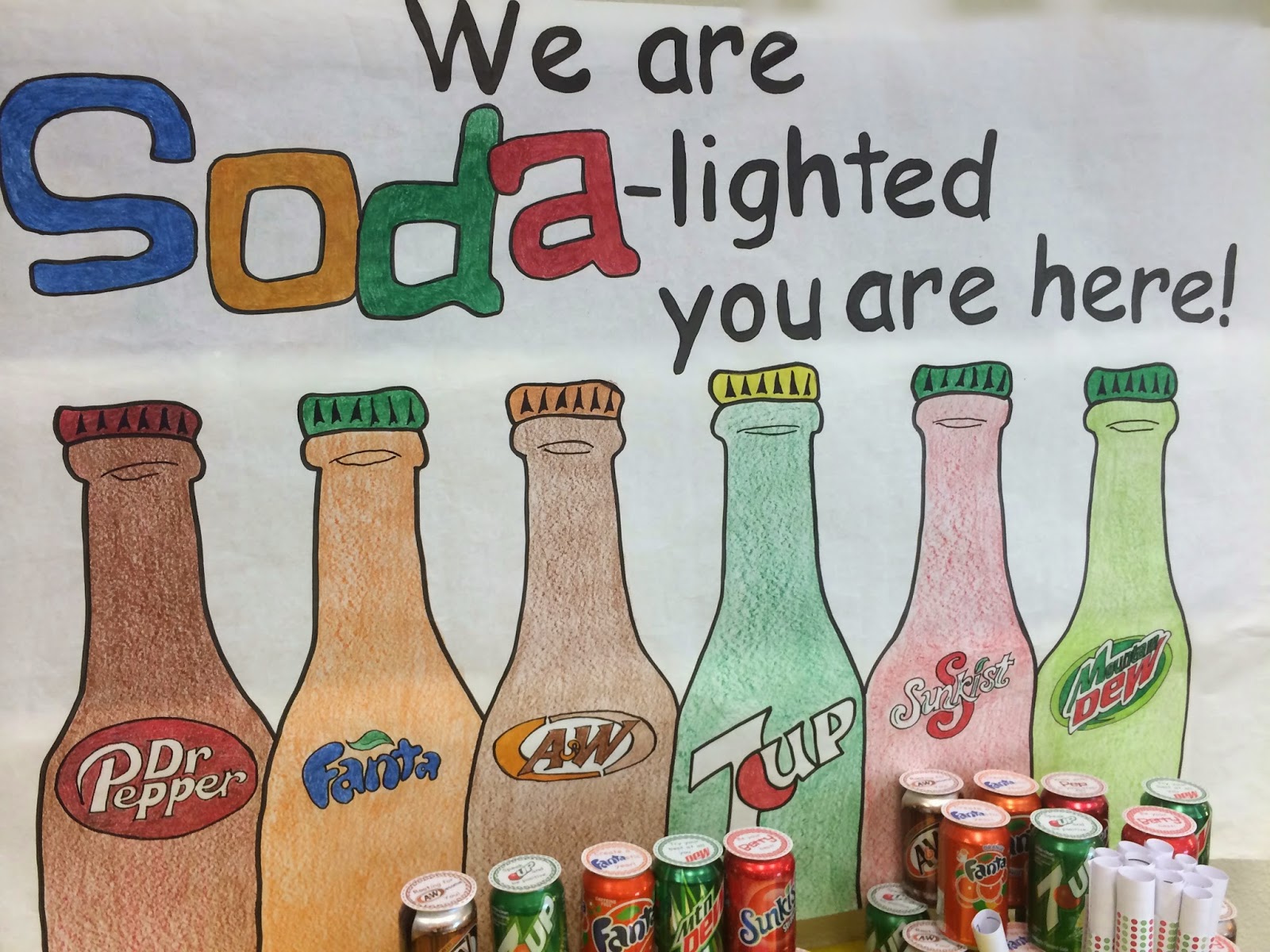 A Full Classroom: Soda-lighted to Meet You!