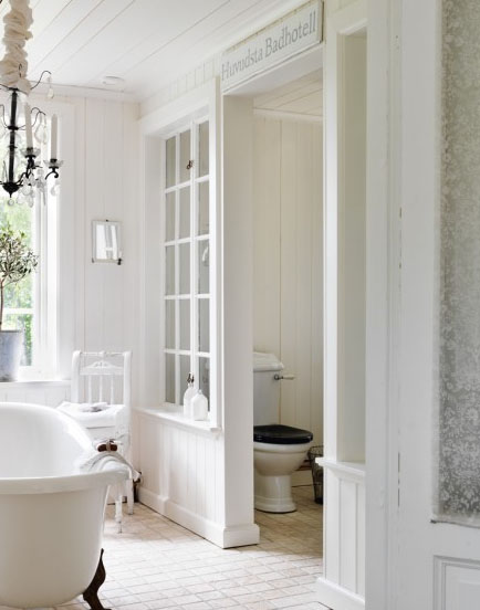 Romantiska Hem: VACKRA BADRUM!