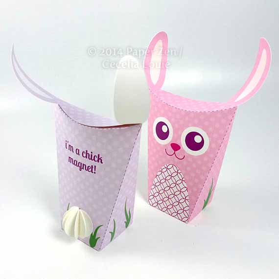 Welcome to Paper Zen ~ Cecelia Louie: Printable Easter Bunny Rabbit ...