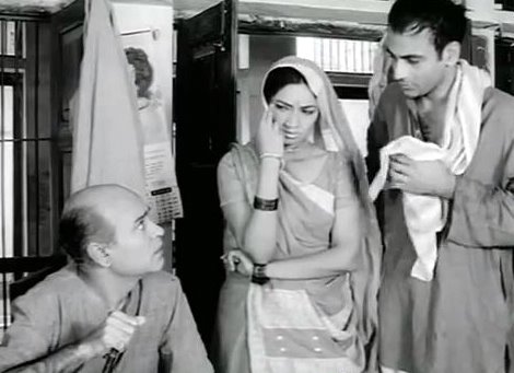 Mani Kaul in front of camera