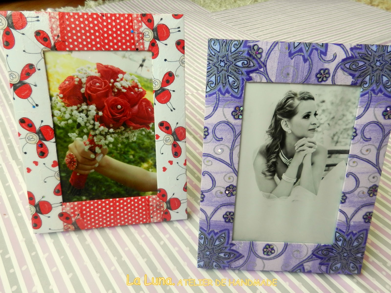 La Luna: ♥ Rame foto handmade ♥