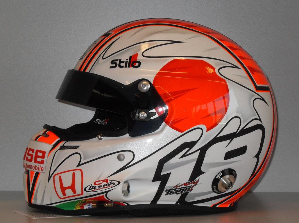 Racing Helmets Garage: Stilo ST4 T.Monteiro 2013 by CF Design