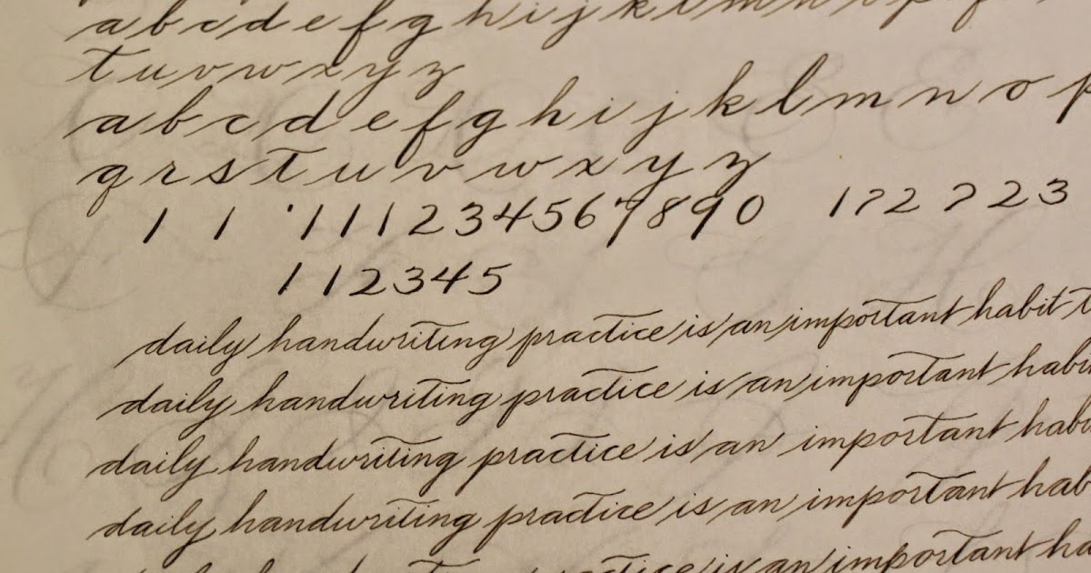 Circle and Stone: Spencerian Script...