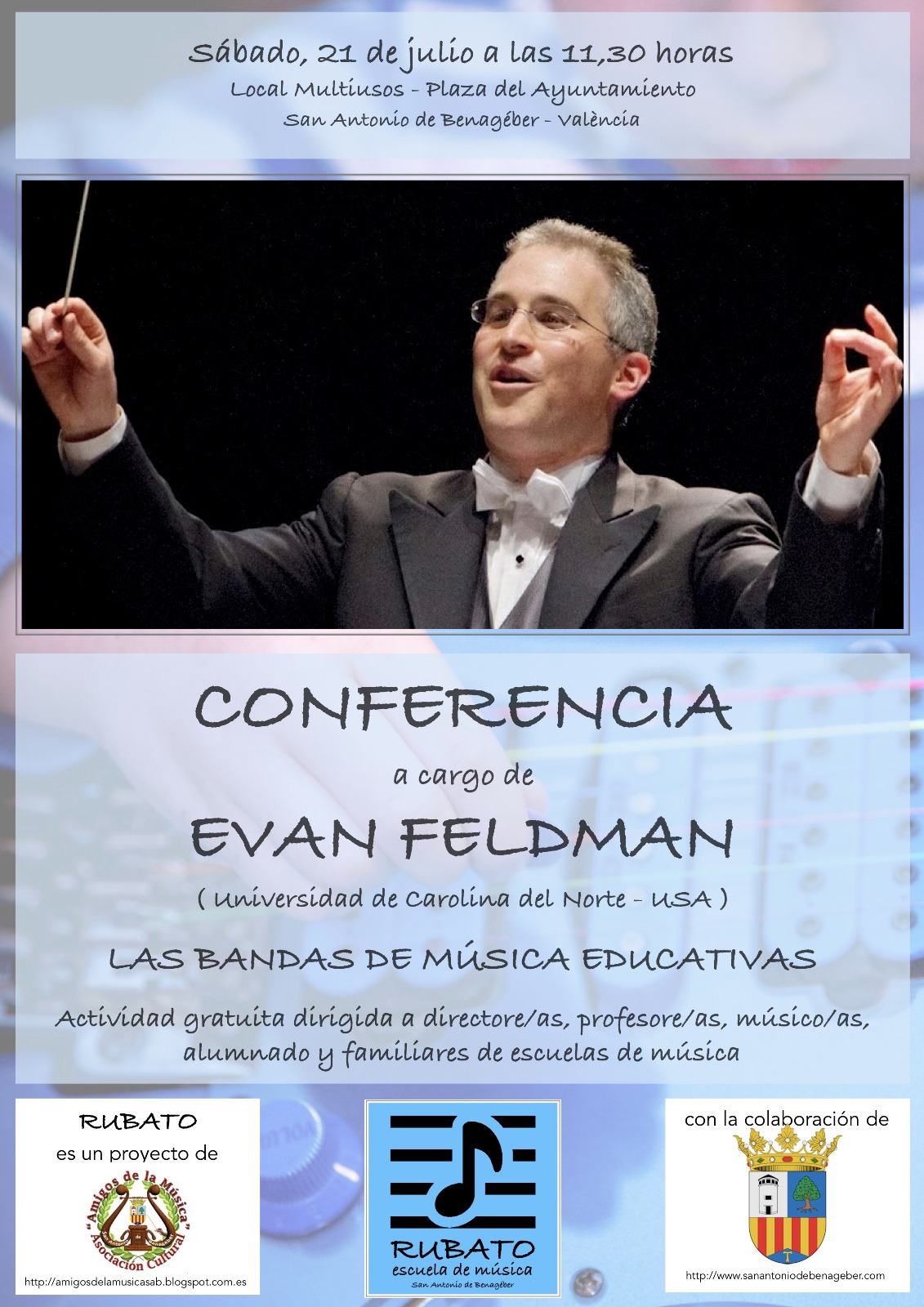 Tendremos en San Antonio de Benagéber a una de las mejores batutas ...